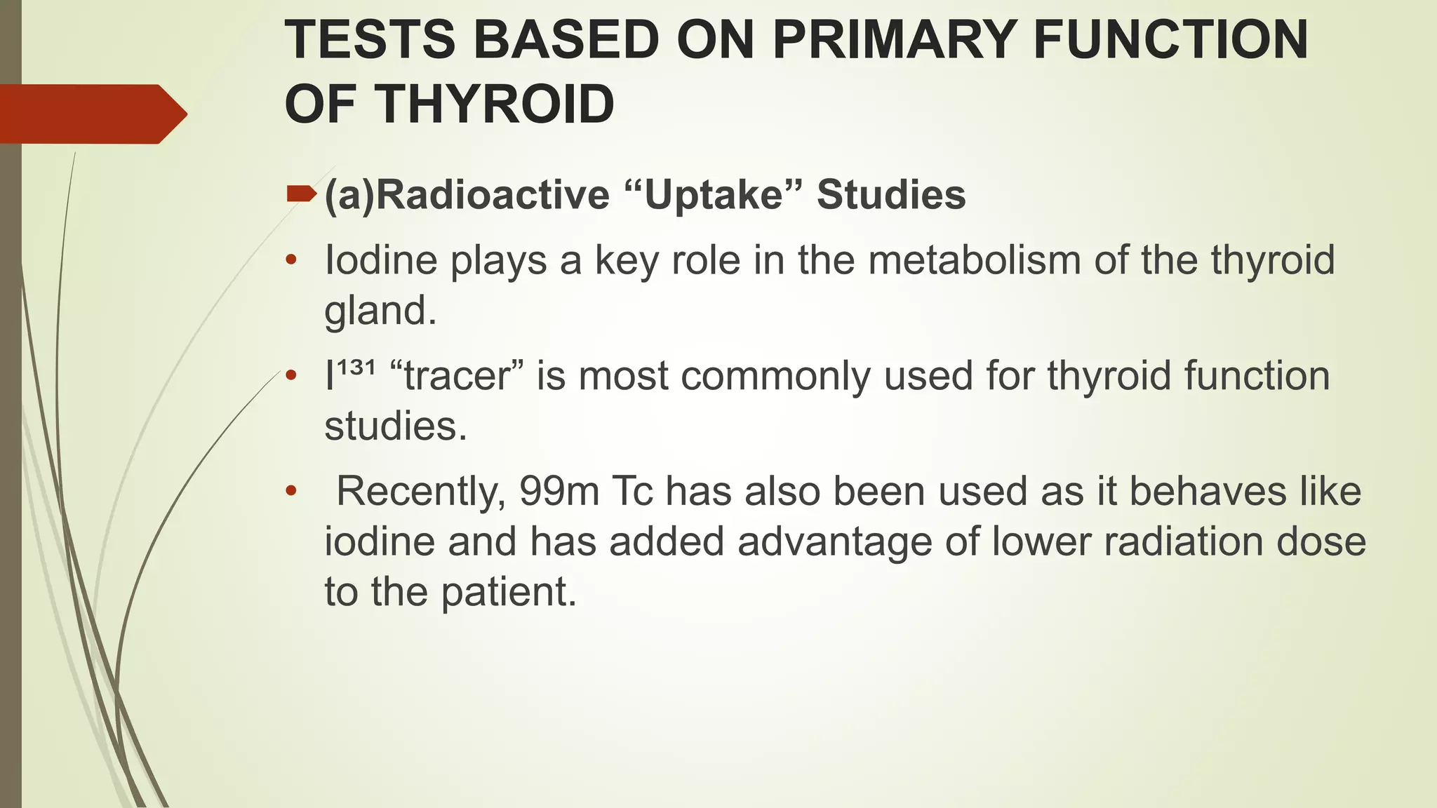 Thyroid function test | PPTX