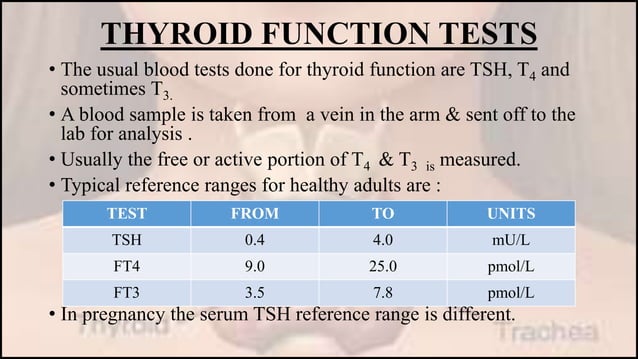 Thyroid function test | PPTX | Thyroid Disorders | Endocrine and ...