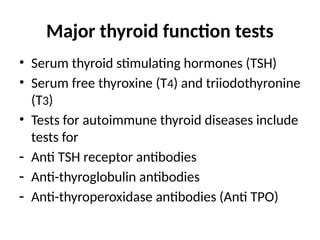 Thyroid Function Test and related disorders.pptx