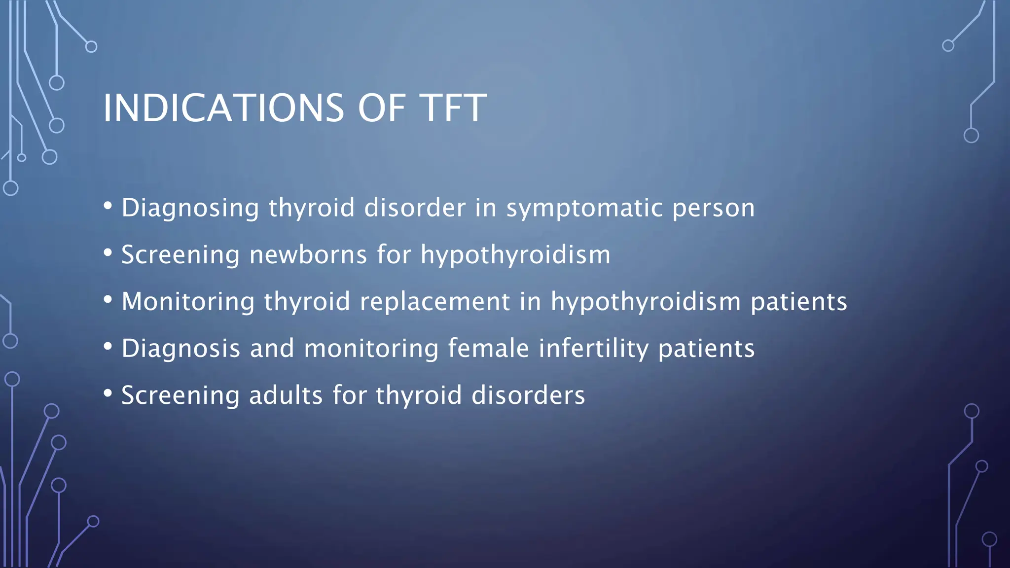 THYROID FUNCTION TEST | PPTX