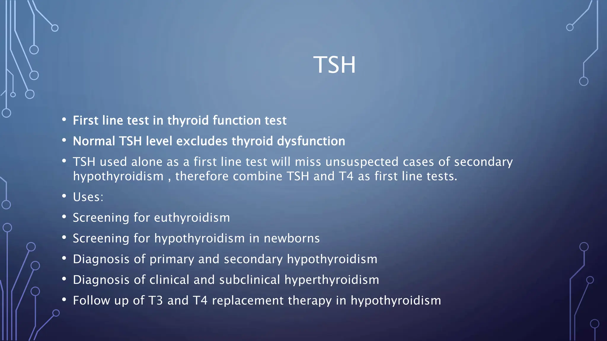 THYROID FUNCTION TEST | PPTX