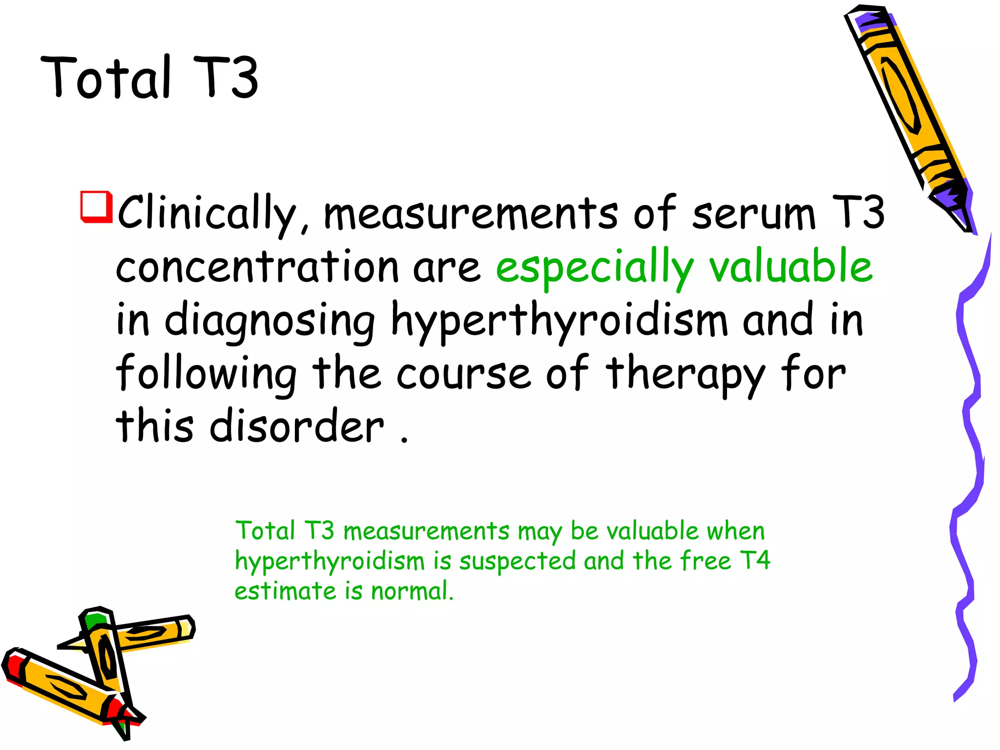 DIFFICULTIES IN LAB. DIAGNOSIS OF THYROID DISEASE | PPT