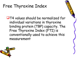 DIFFICULTIES IN LAB. DIAGNOSIS OF THYROID DISEASE | PPT