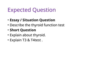 Thyroid Function Test_Nursing.pptx student | PPTX