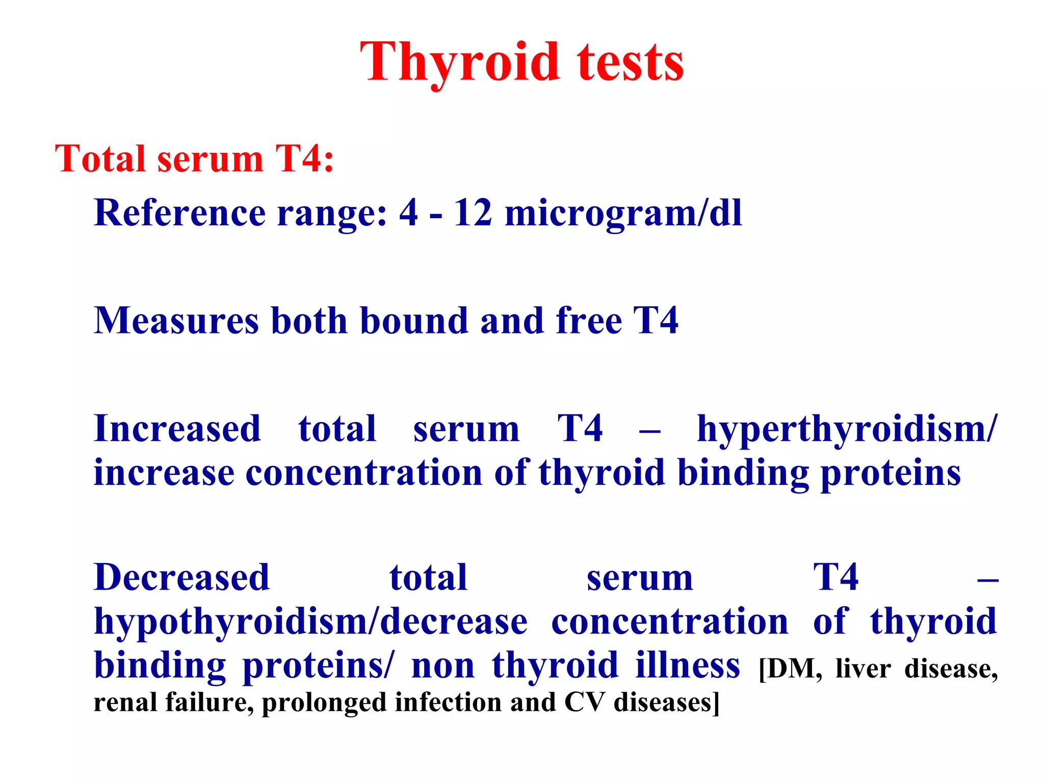 Thyroid function tests | PPT