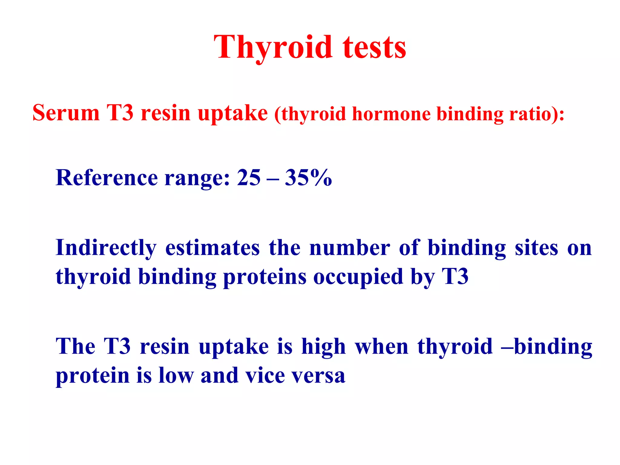 Thyroid function tests | PPT | Thyroid Disorders | Endocrine and ...