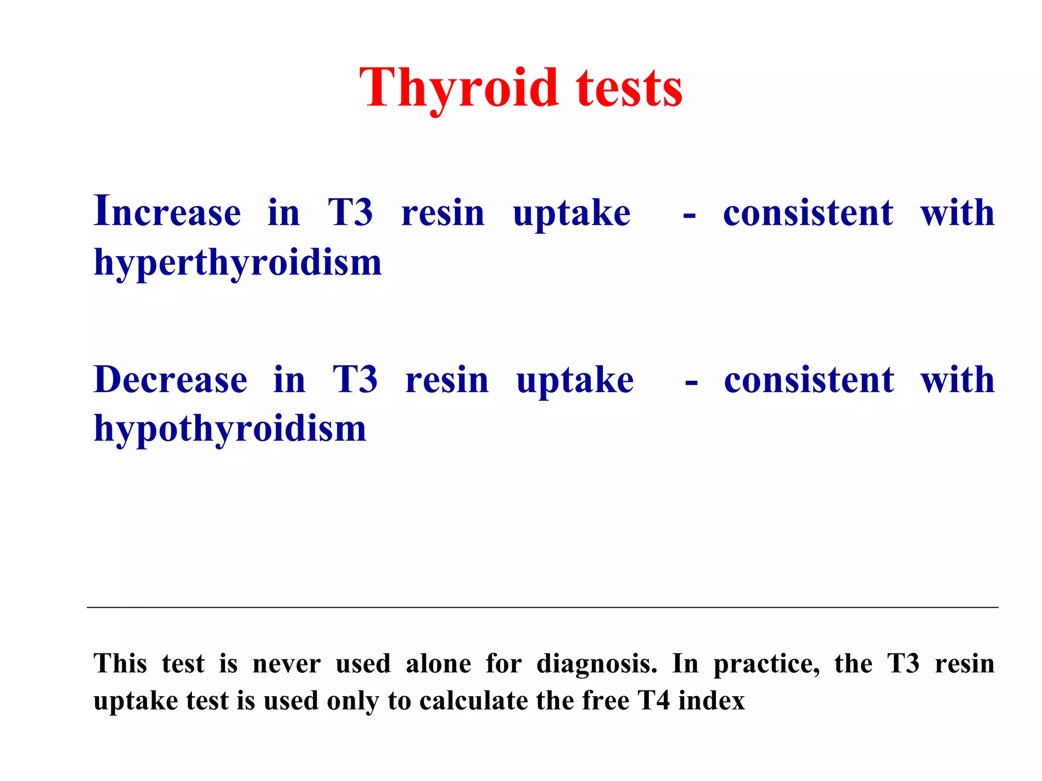 Thyroid function tests | PPT | Thyroid Disorders | Endocrine and ...