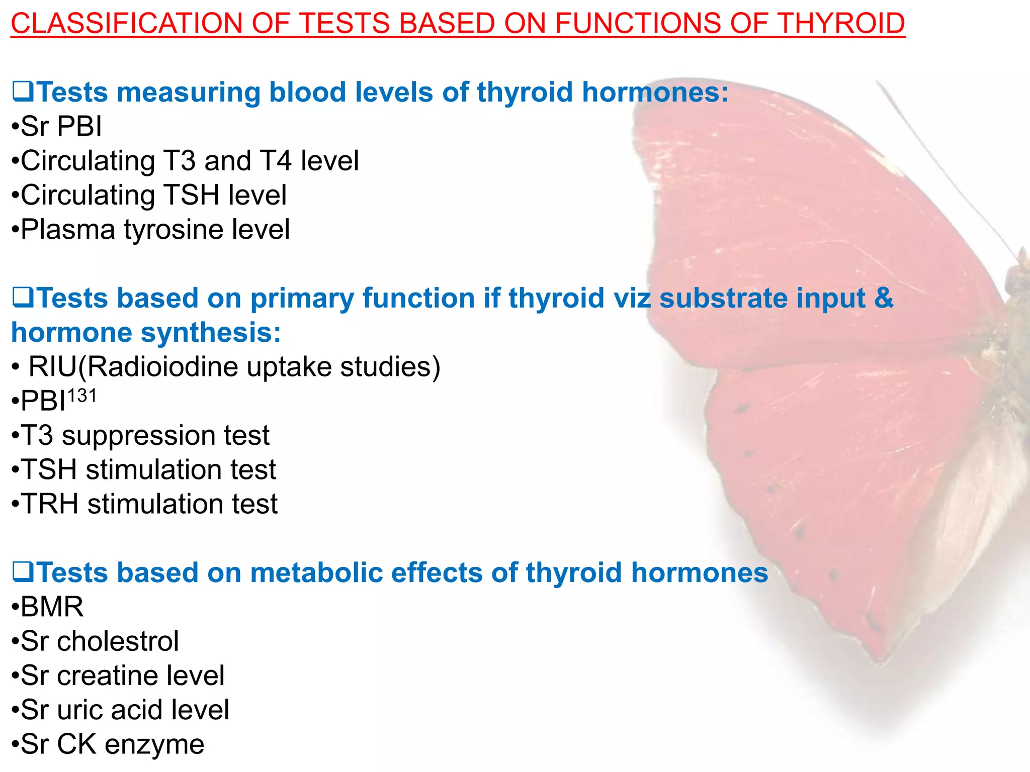 Thyroid Function Tests Pptx