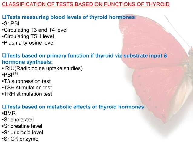 Thyroid function tests | PPTX