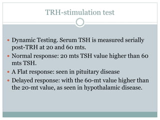 Thyroid function tests and their interpretations | PPTX