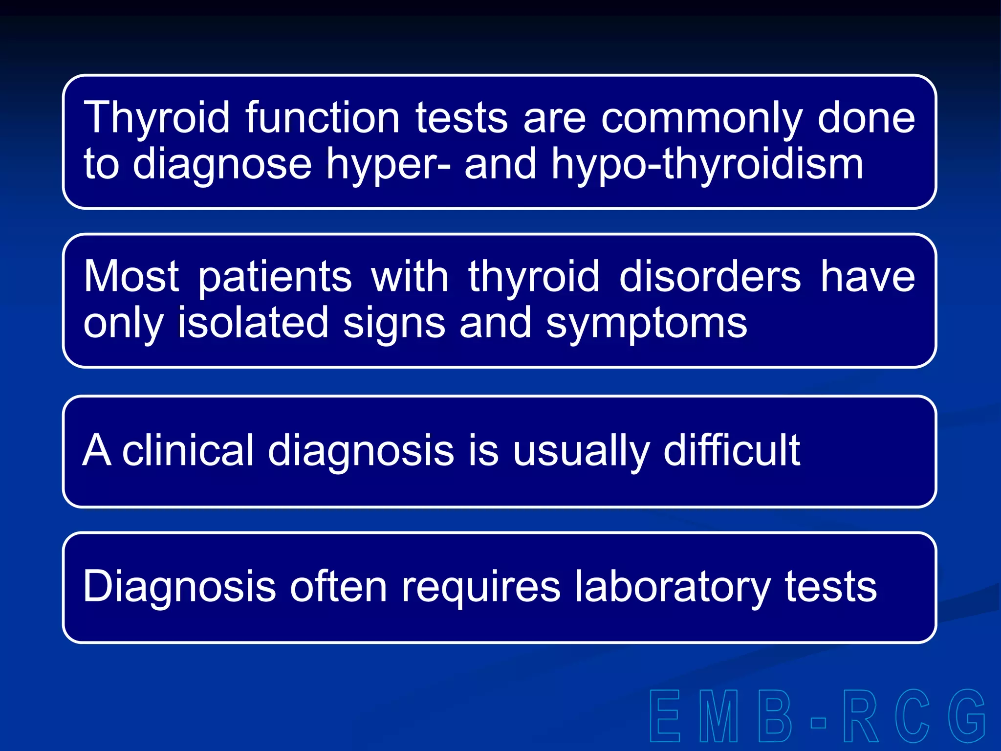 Thyroid function tests | PPTX