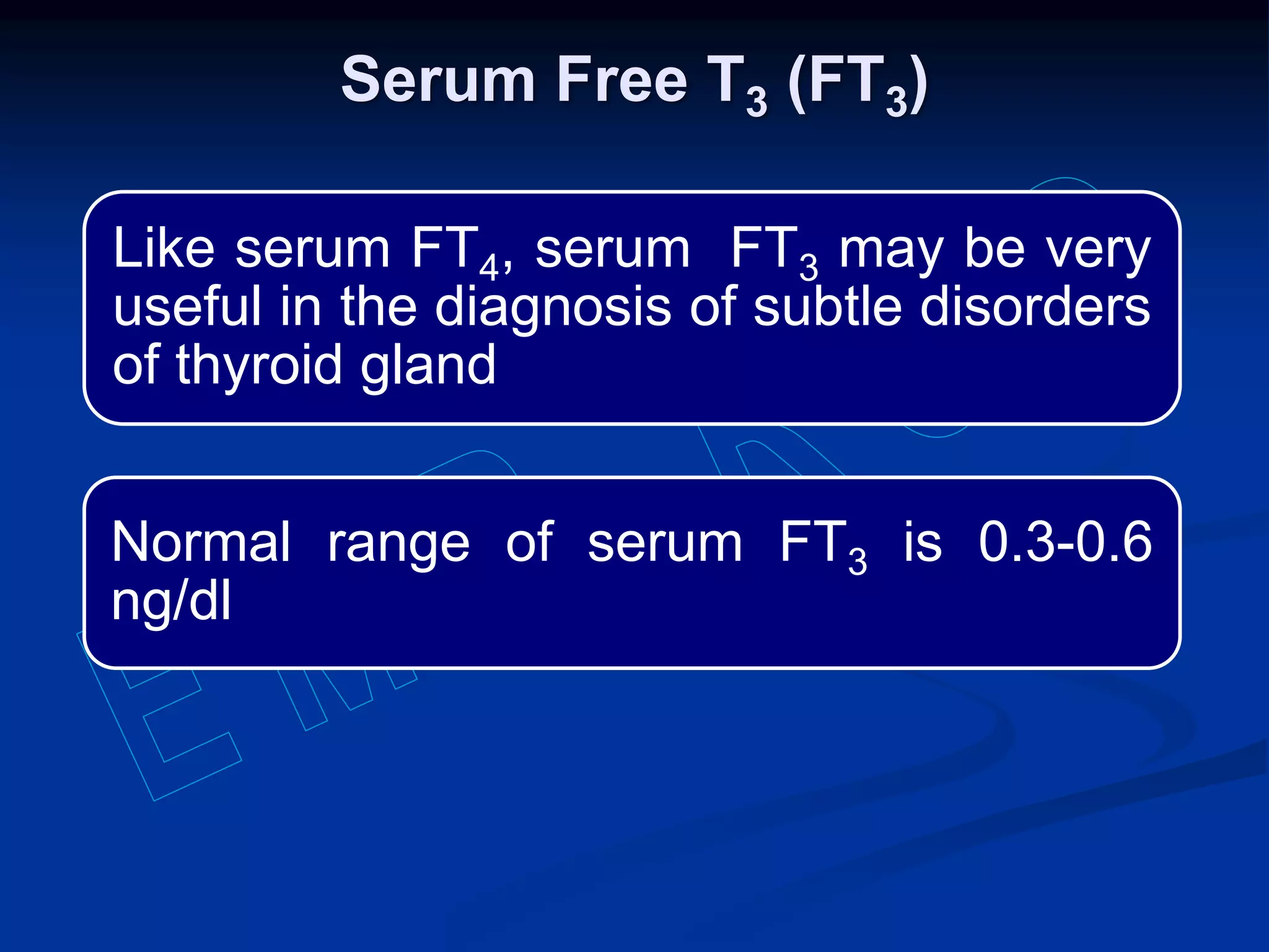 Thyroid function tests | PPTX