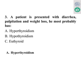 Thyroid function tests for MBBS, LAB. MED & BDS.pptx
