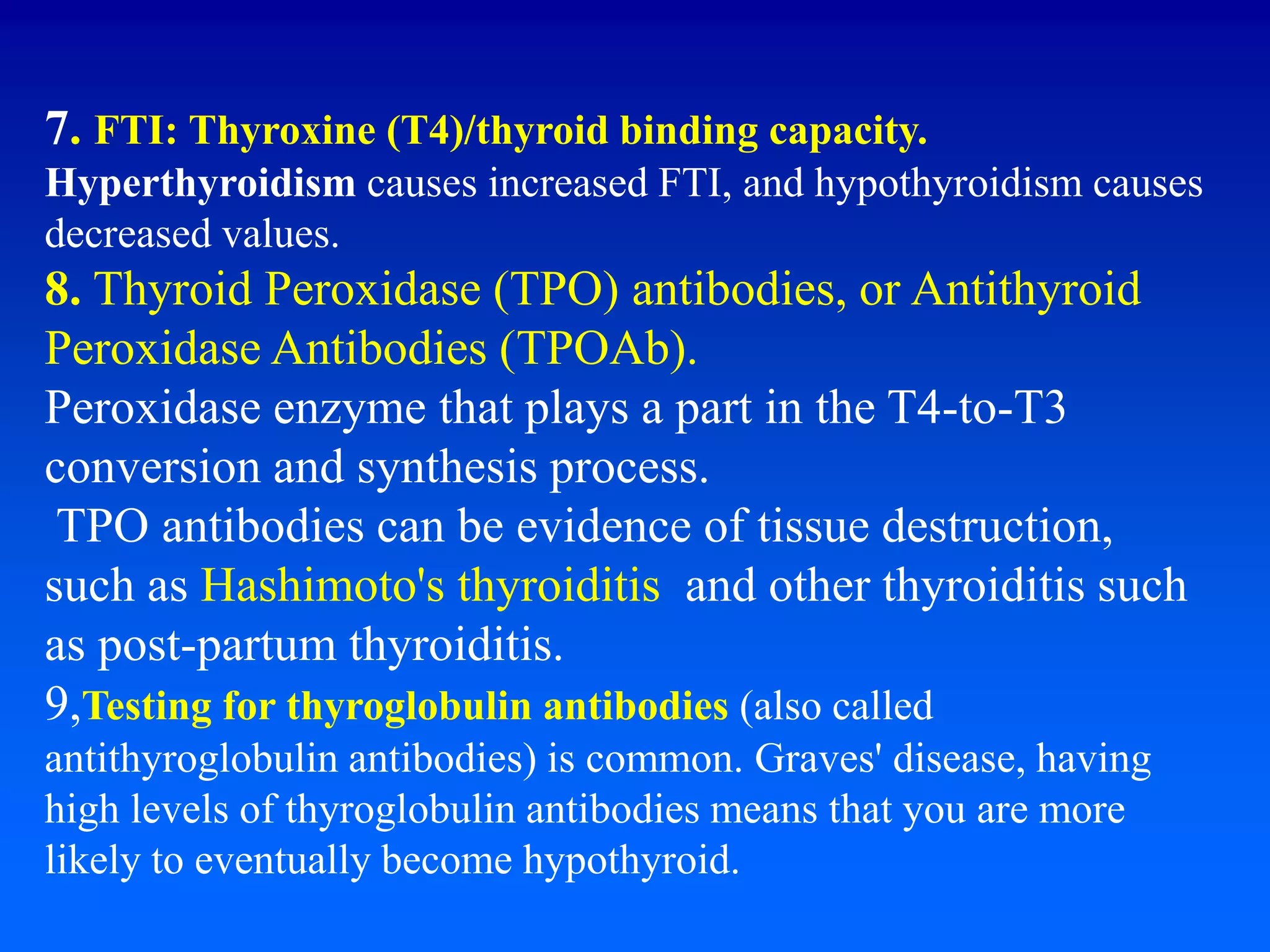 ThyroidFunction Tests interpretattion.ppt