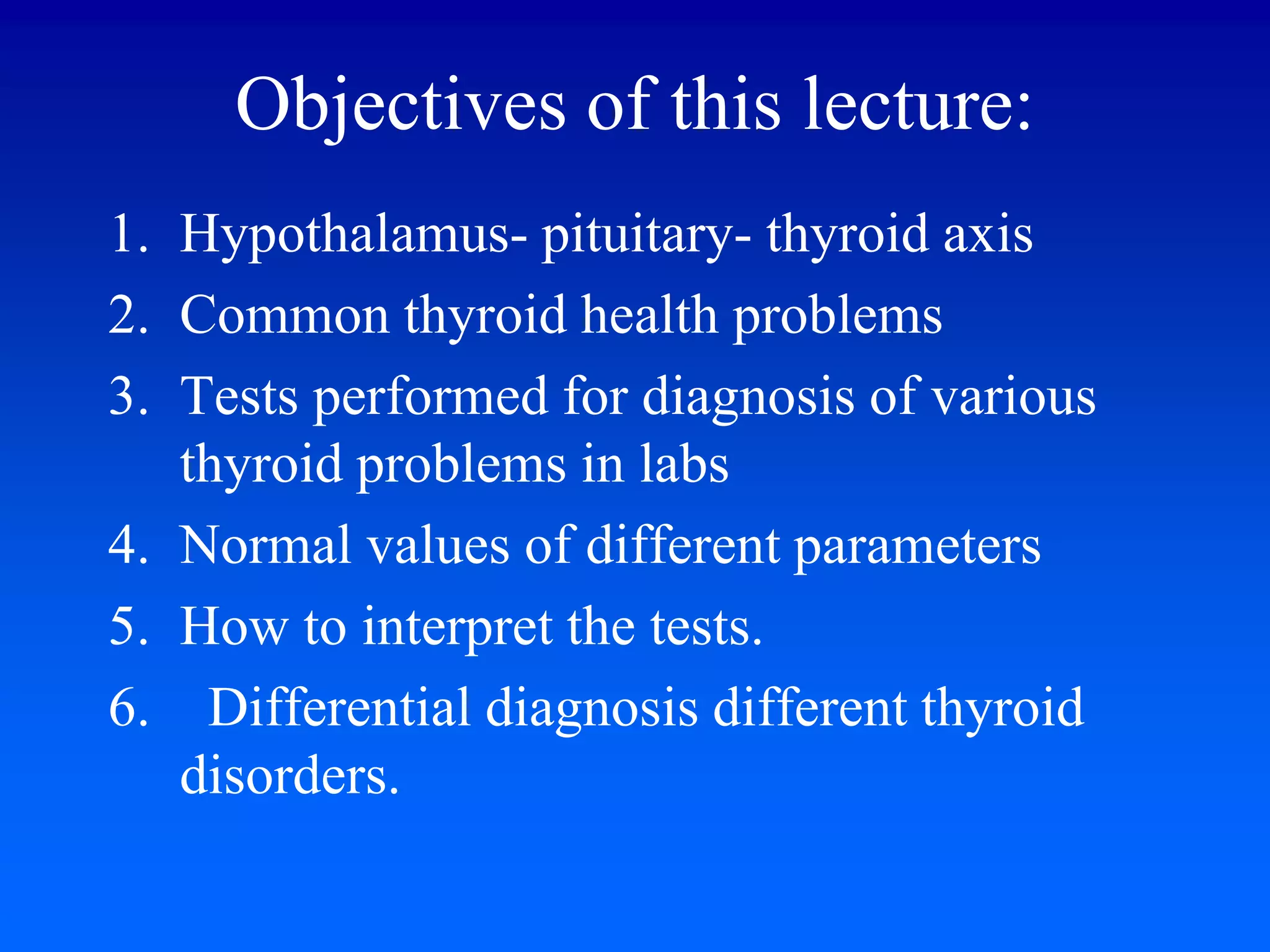 ThyroidFunction Tests interpretattion.ppt