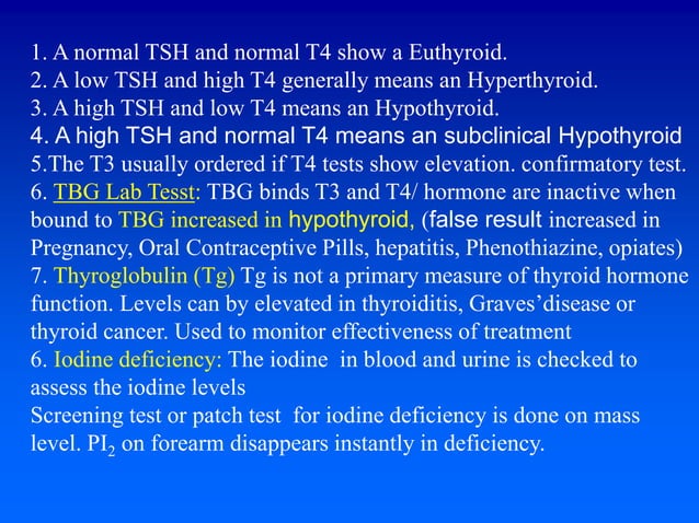 ThyroidFunction Tests interpretattion.ppt