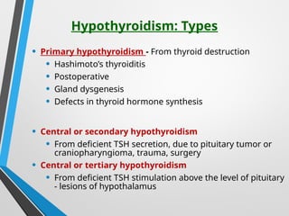 Comprehensive Overview of Thyroid Function Tests and Disorders | PPT