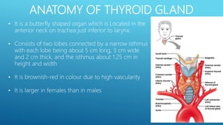 Thyroid gland | PPTX