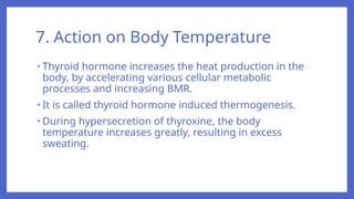 Thyroid gland.pptx class notes for endocrine physiology | PPTX