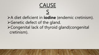 Thyroid gland disorders | PPT