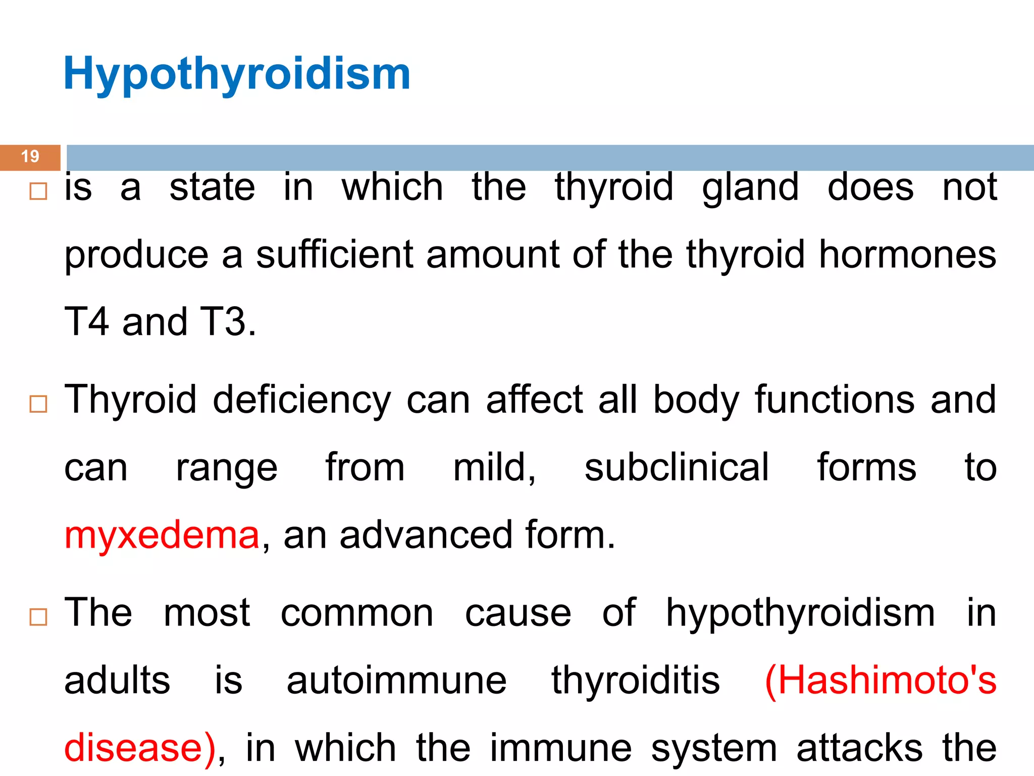 Thyroid gland disorders | PPTX