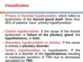 Thyroid gland disorders | PPTX