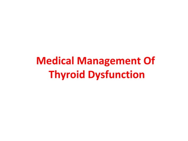 Thyroid gland dysfunction 1 | PPT