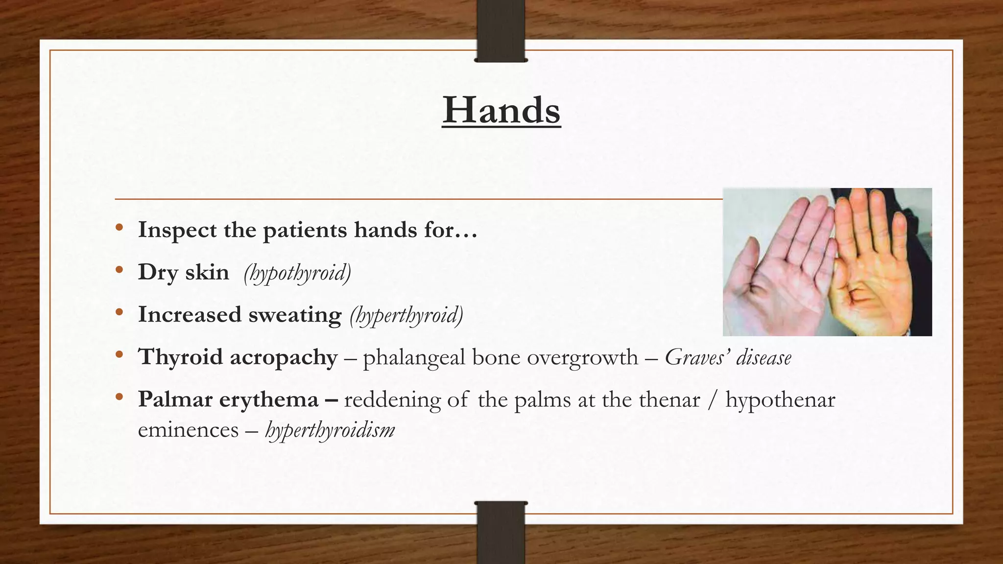 Thyroid gland examination | PPTX