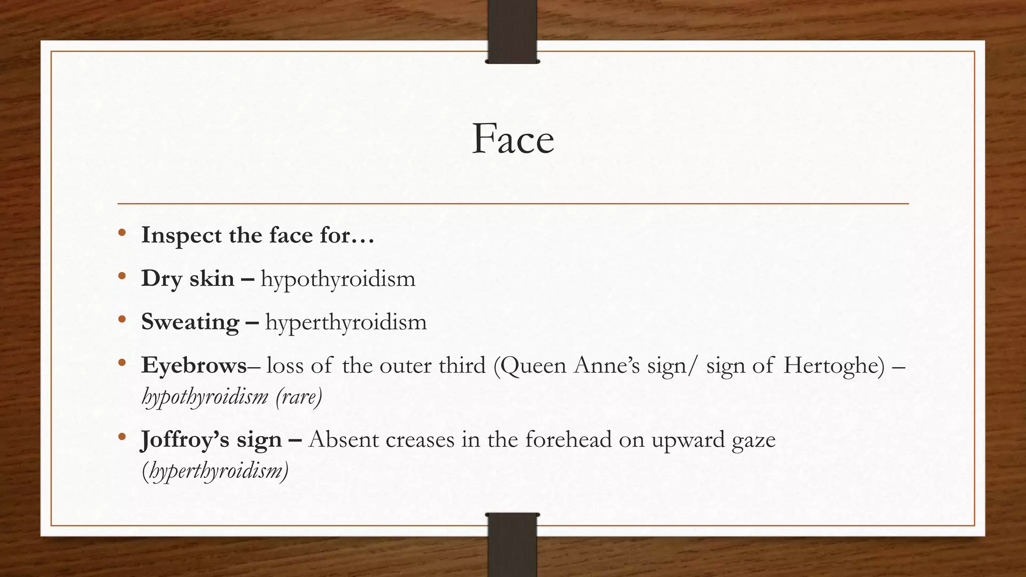 Thyroid gland examination | PPTX