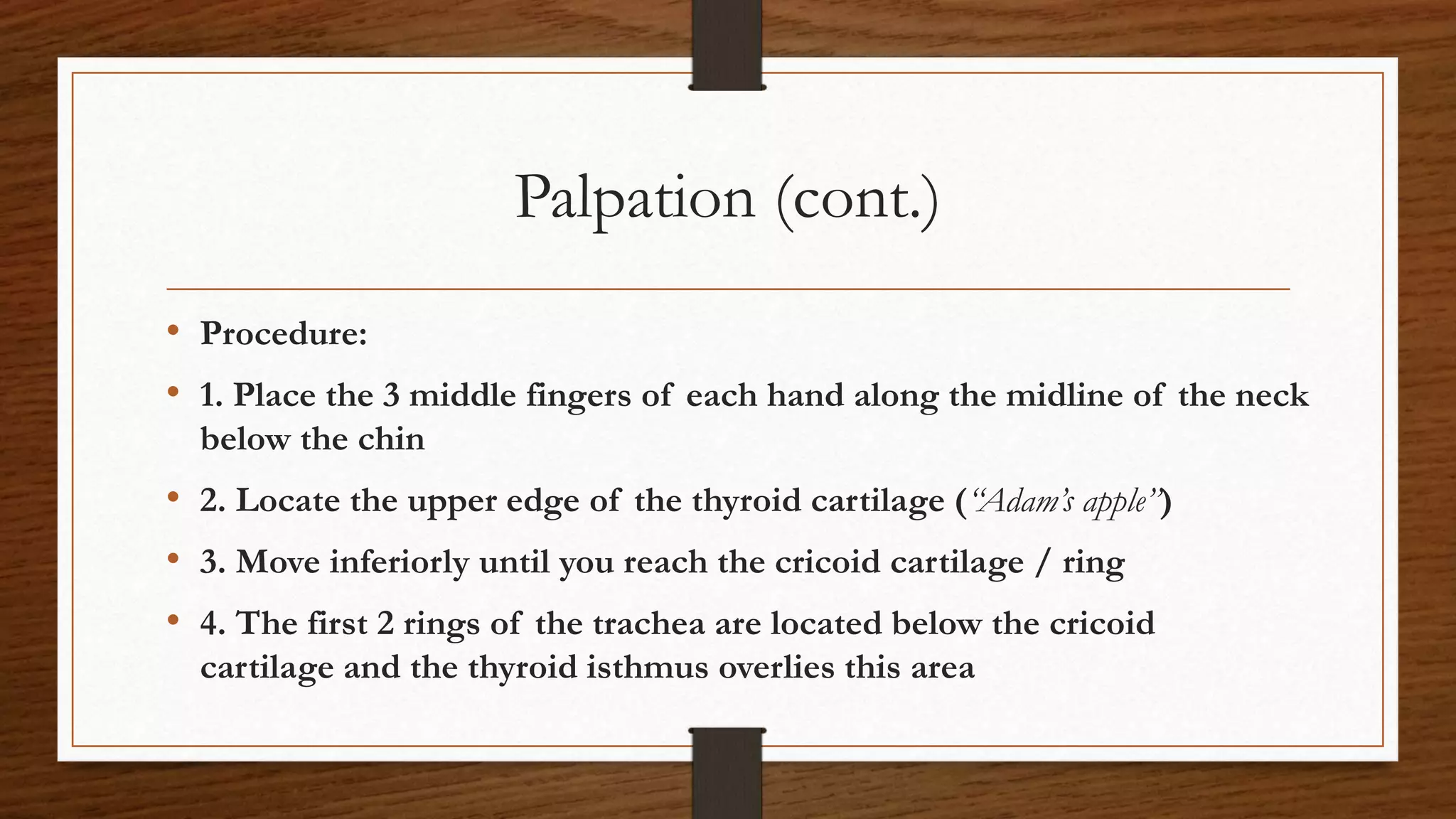 Thyroid gland examination | PPTX
