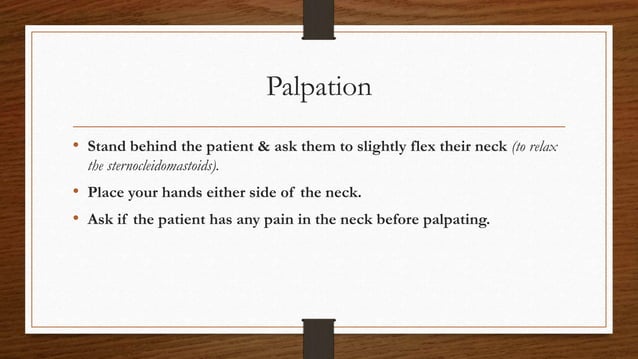 Thyroid gland examination | PPTX