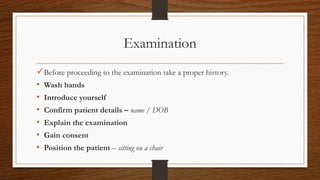 Thyroid gland examination | PPTX