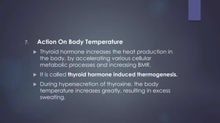Thyroid gland (functions) | PPTX