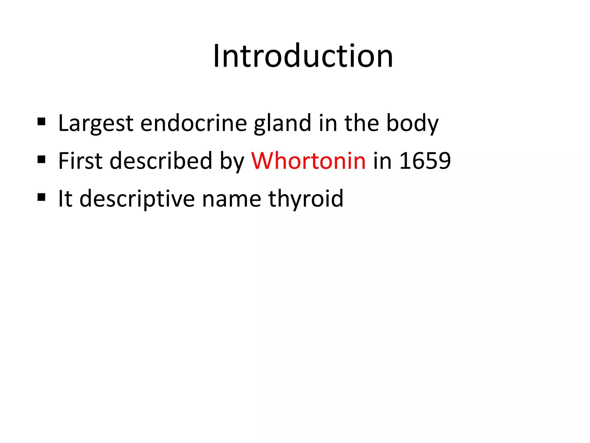 Thyroid gland structure and function | PPTX