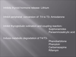 Thyroid hormone | PPT | Thyroid Disorders | Endocrine and Metabolic Diseases