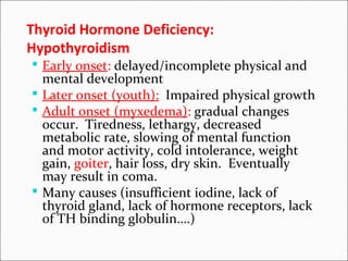 Thyroidhormone 140609084017-phpapp01 | PPT | Thyroid Disorders | Endocrine and Metabolic Diseases