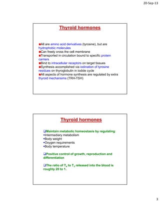 Thyroid hormone | PDF