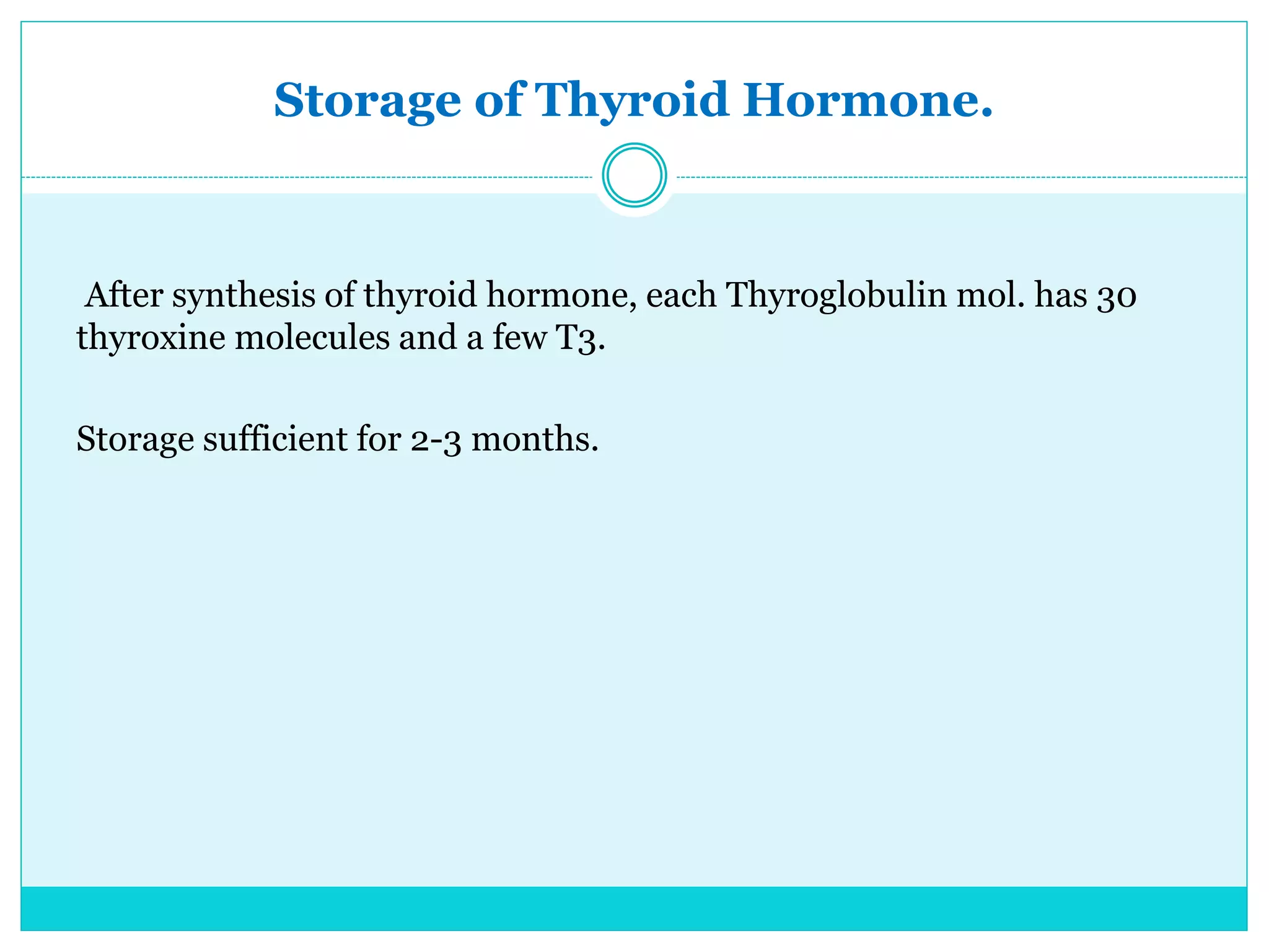 Thyroid hormone (The Guyton and Hall physiology) | PPTX