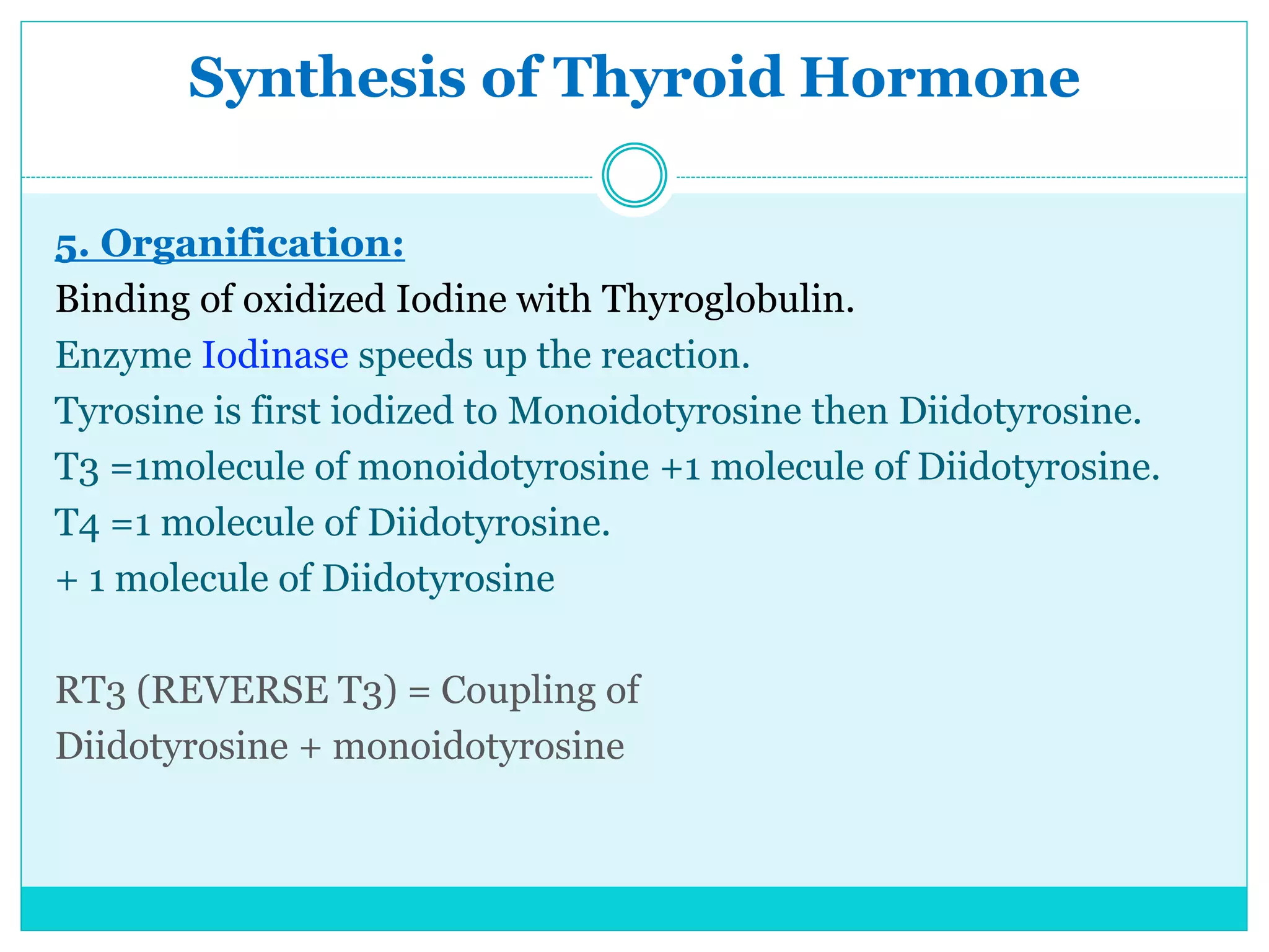 Thyroid hormone (The Guyton and Hall physiology) | PPTX