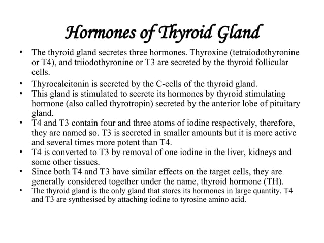 Thyroid Hormone.ppt structure synthesis and functions | PPT