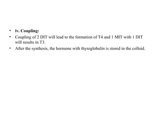 Thyroid Hormone.ppt structure synthesis and functions | PPT