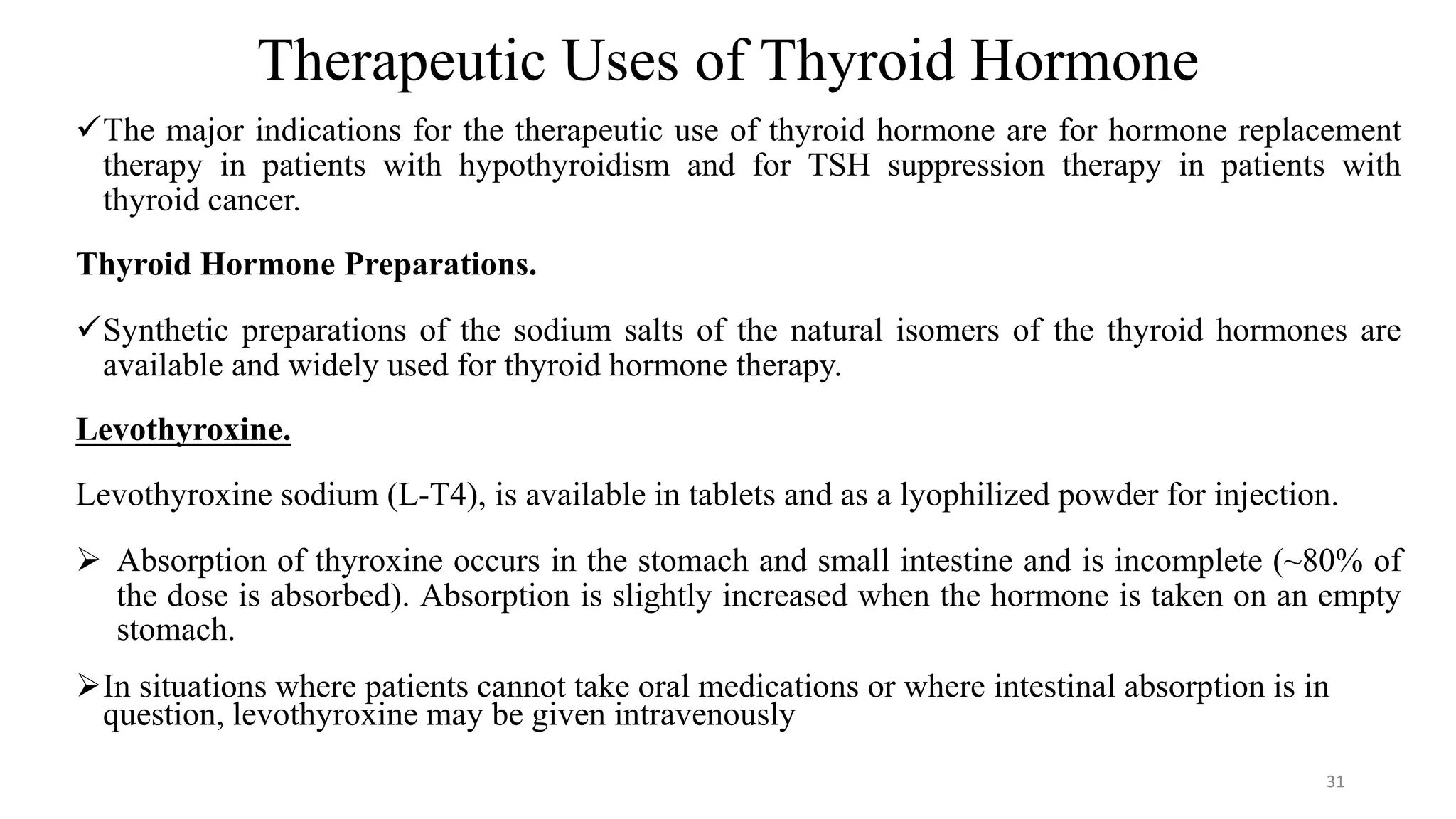 Thyroid hormone and anti thyroid drugs | PPTX