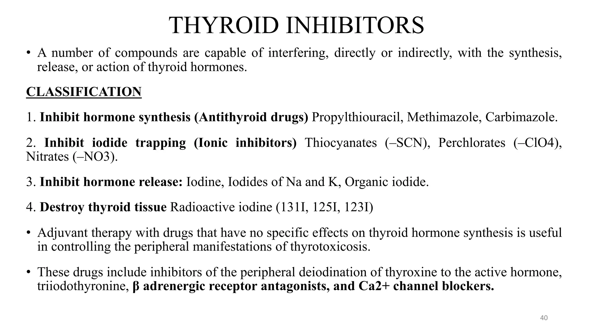 Thyroid hormone and anti thyroid drugs | PPTX