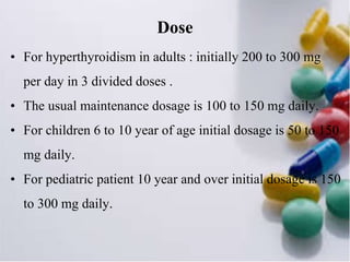 Thyroid hormone and antithyroid drug | PPT