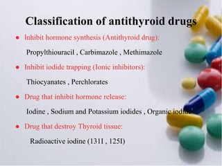 Thyroid hormone and antithyroid drug | PPT