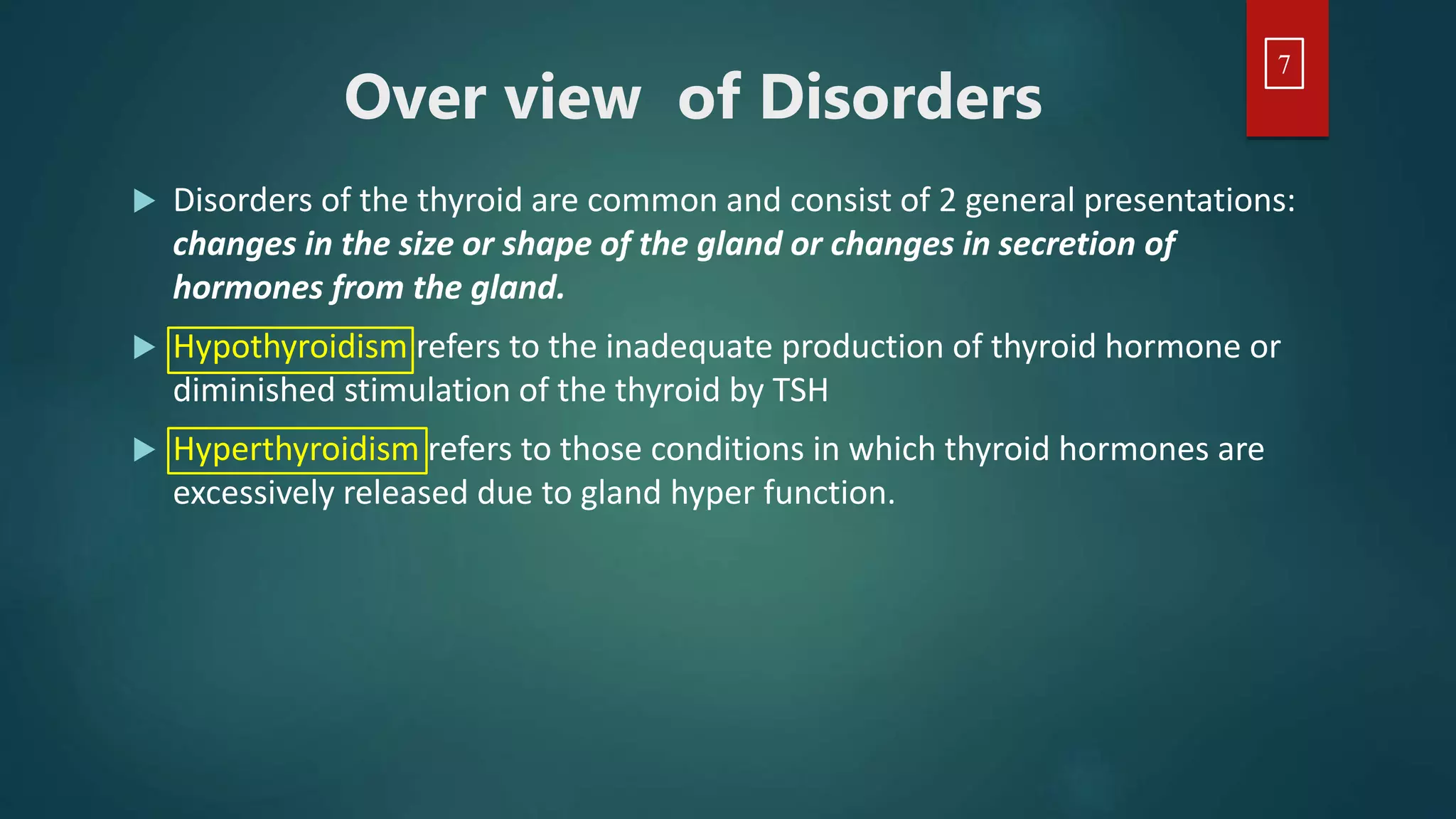 Thyroid hormone disorders | PPTX Thyroid hormone disorders | PPTX
