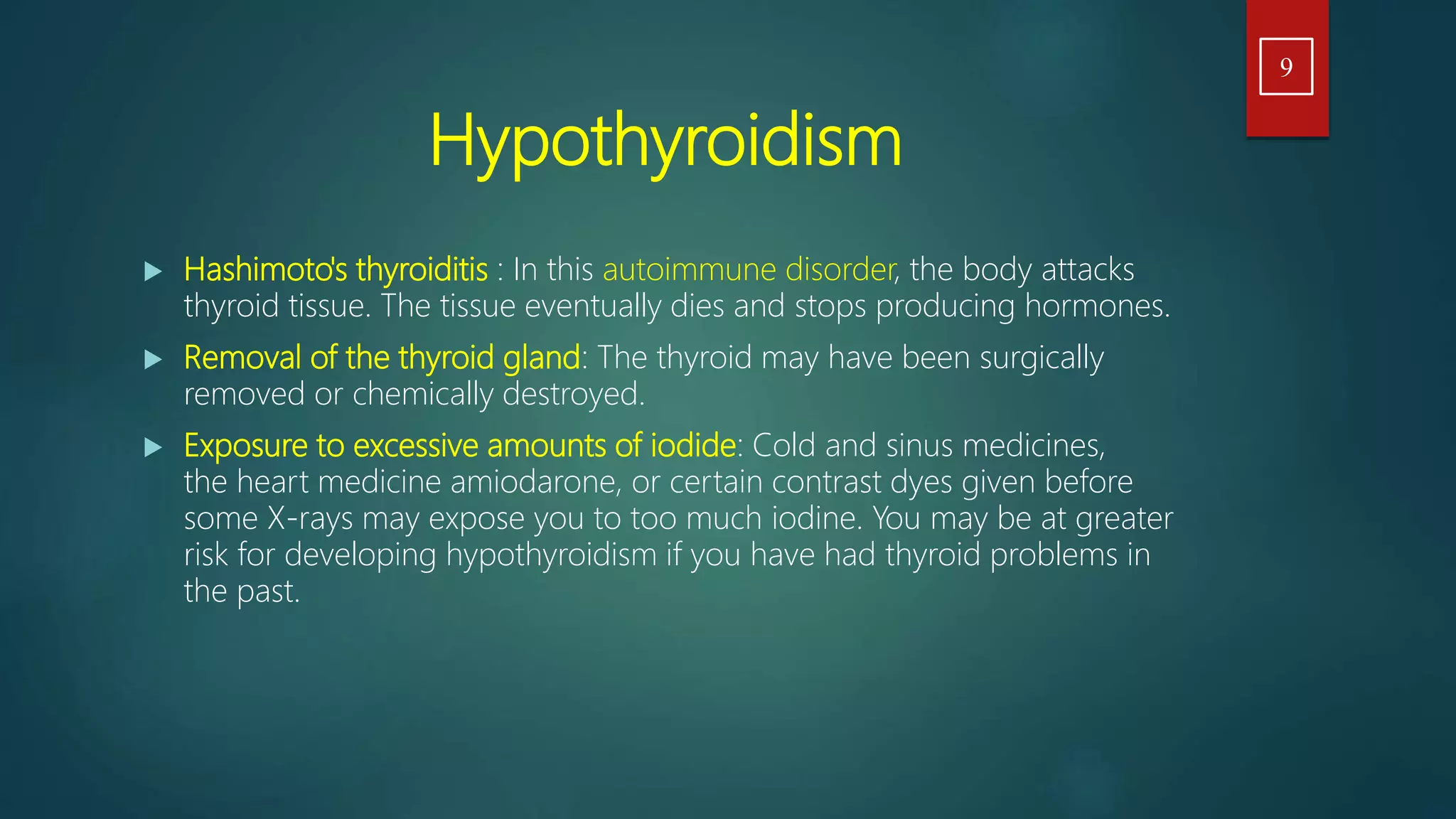 Thyroid hormone disorders | PPTX
