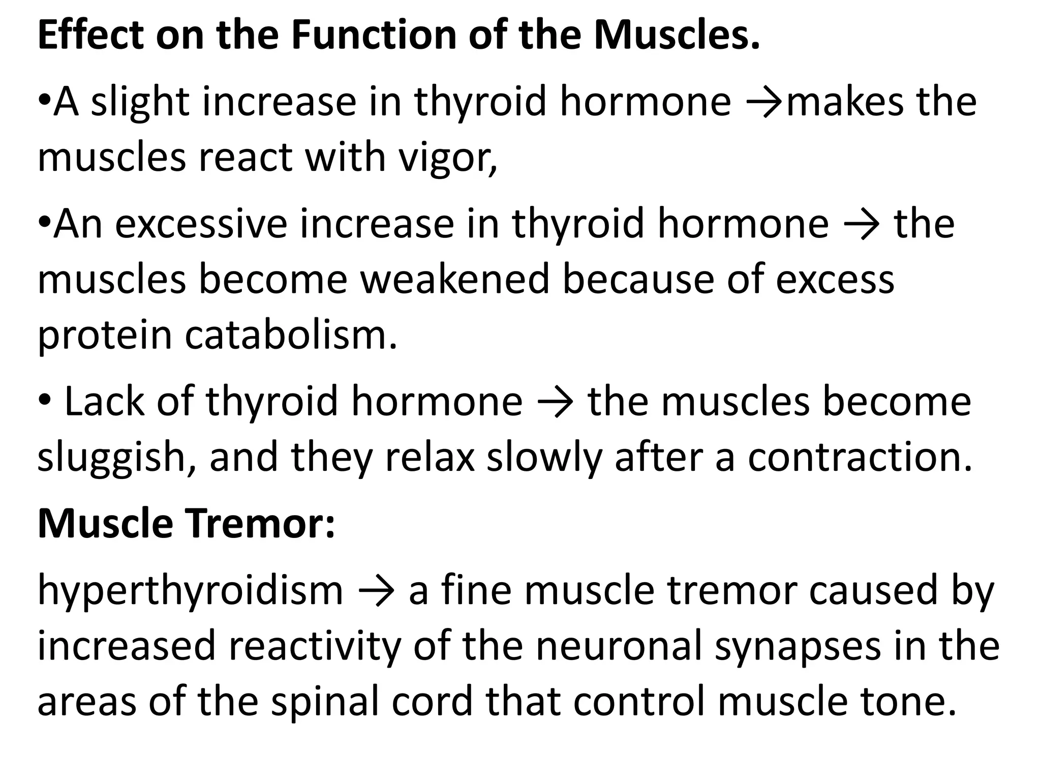 Functions of Thyroid hormone | PPT