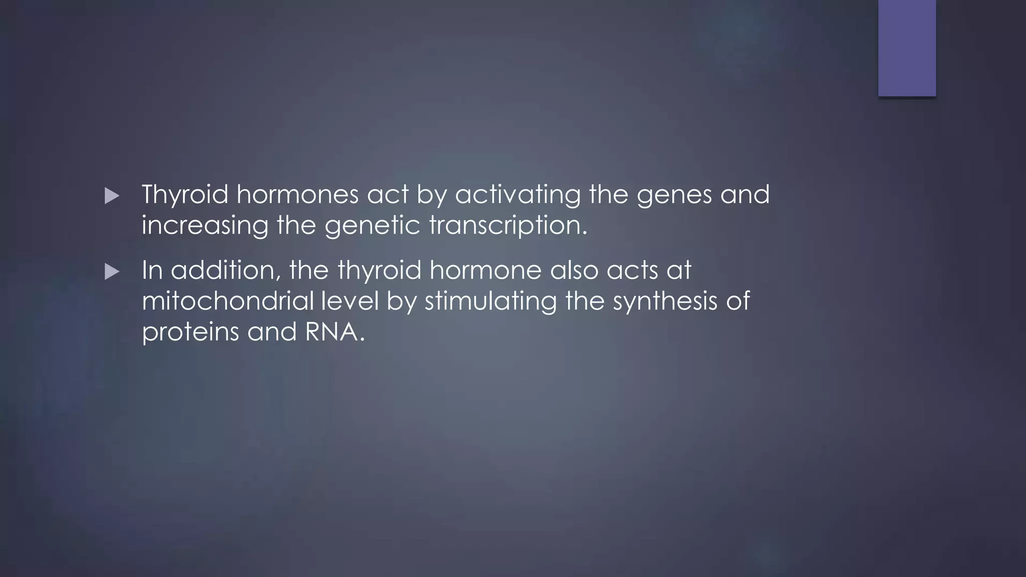 Thyroid hormone (mode of action) | PPTX