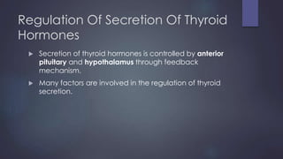 Thyroid hormone (mode of action) | PPTX
